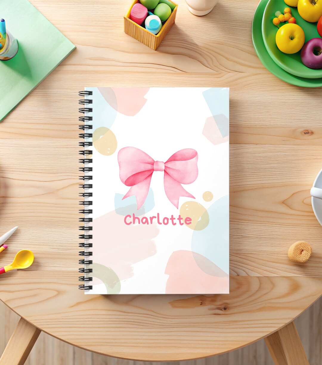 Back to School Notebook for Kids Personalized Notebook Custom Name ...