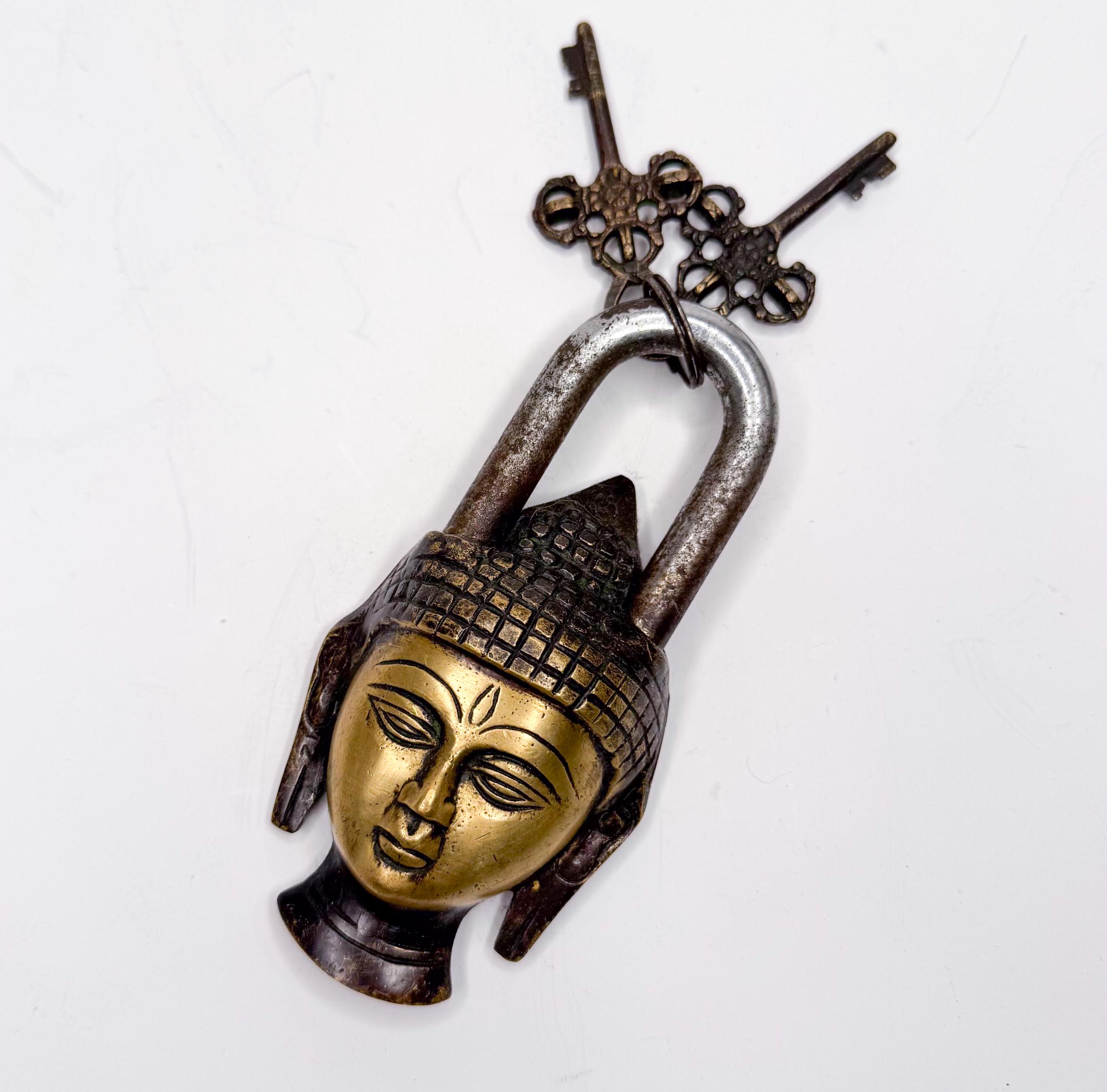 Handmade Brass Padlocks With Vintage Treasure Keys Antique Style ...