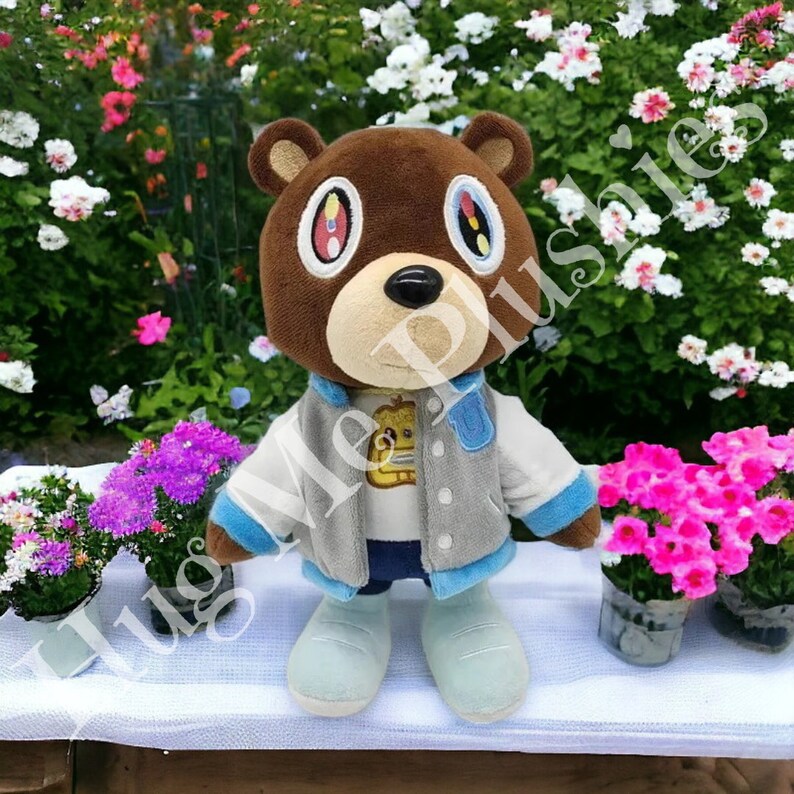 New: Teddy Bear Plush Rapper Plush Graduation Bear Artist - Etsy