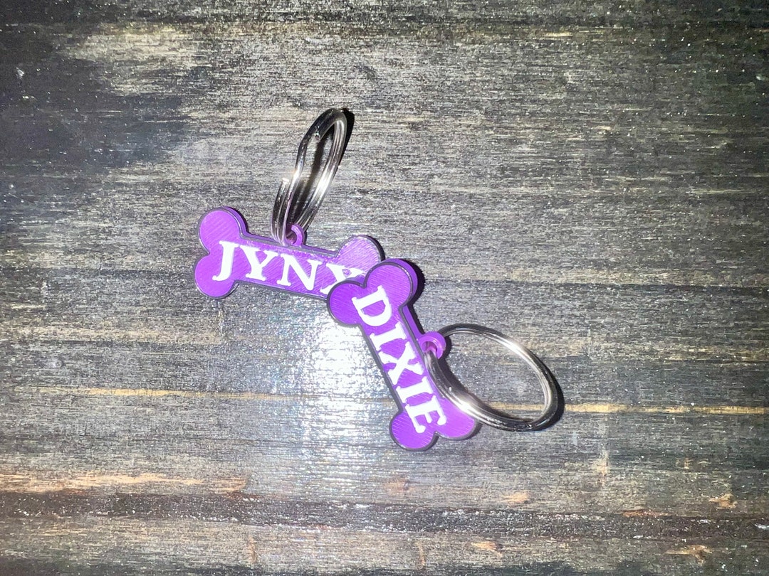 Custom 3D Printed Dog Tag - Etsy