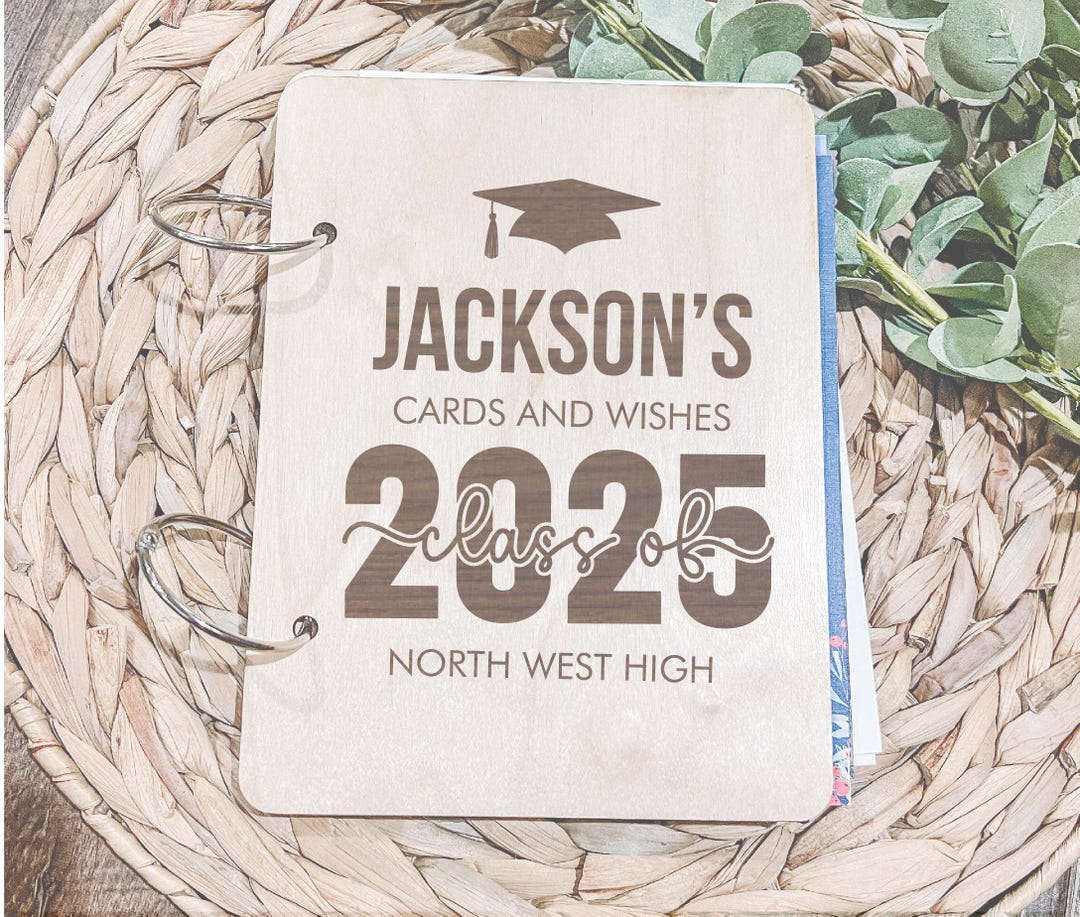 Graduation Card Holder, Cards and Wishes, Card Storage, Custom ...