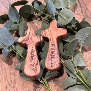 Dutch Cradle Cross, Baptismal Cross, Personalized Wood Cross ...