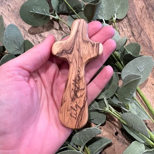 Dutch Cradle Cross, Baptismal Cross, Personalized Wood Cross ...