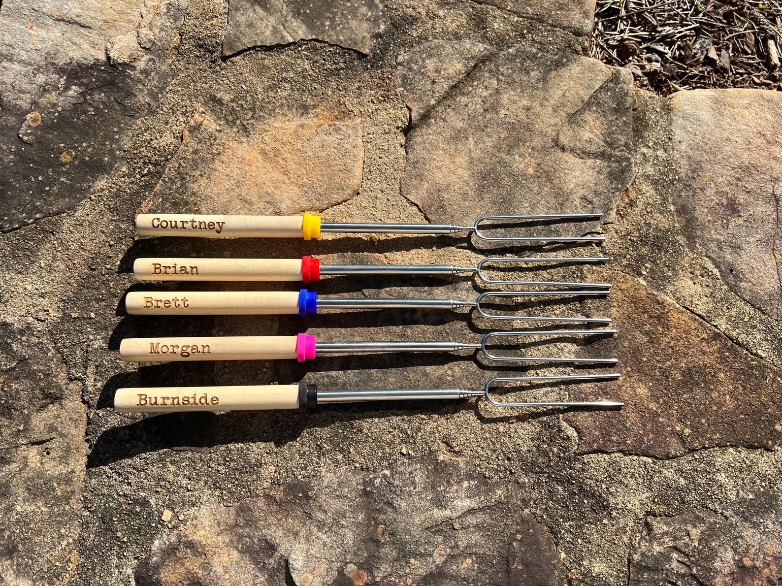 Personalized Marshmallow Roasting Stick, Engraved Roasting Sticks, S ...