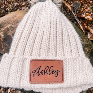 Faux Leather Personalized Name Patch, Adhesive Patch, Personalized ...