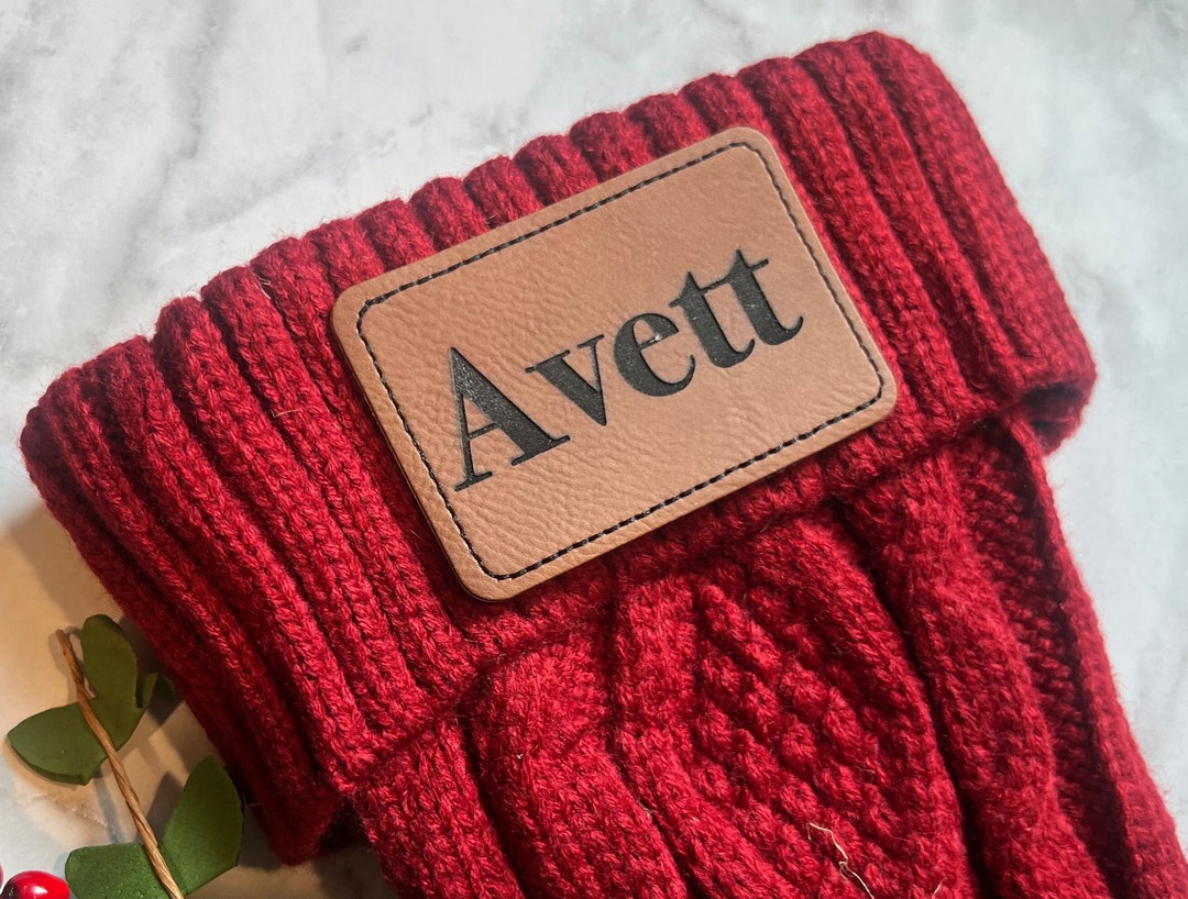 Personalized Name Patch, Personalized Christmas Stocking, Adhesive ...