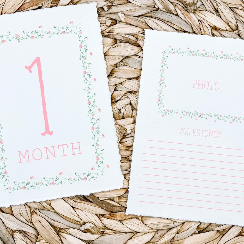 Milestone Cards - Etsy