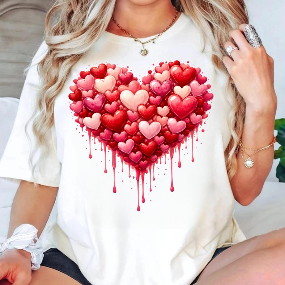 Dripping Hearts PNG: Valentine's Day Clipart (digital Download) - Etsy