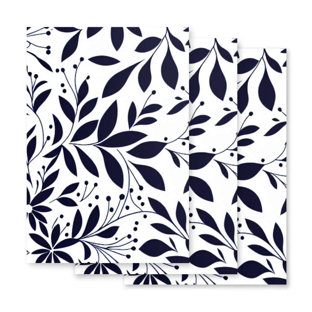 Wrapping Paper: Gift Wrapping Lines Tree Leaves Luxury Gift - Etsy