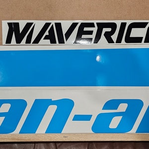 Can Am Maverick X3 Door Decal, Sticker. Set of 3 Decals per Door or ...