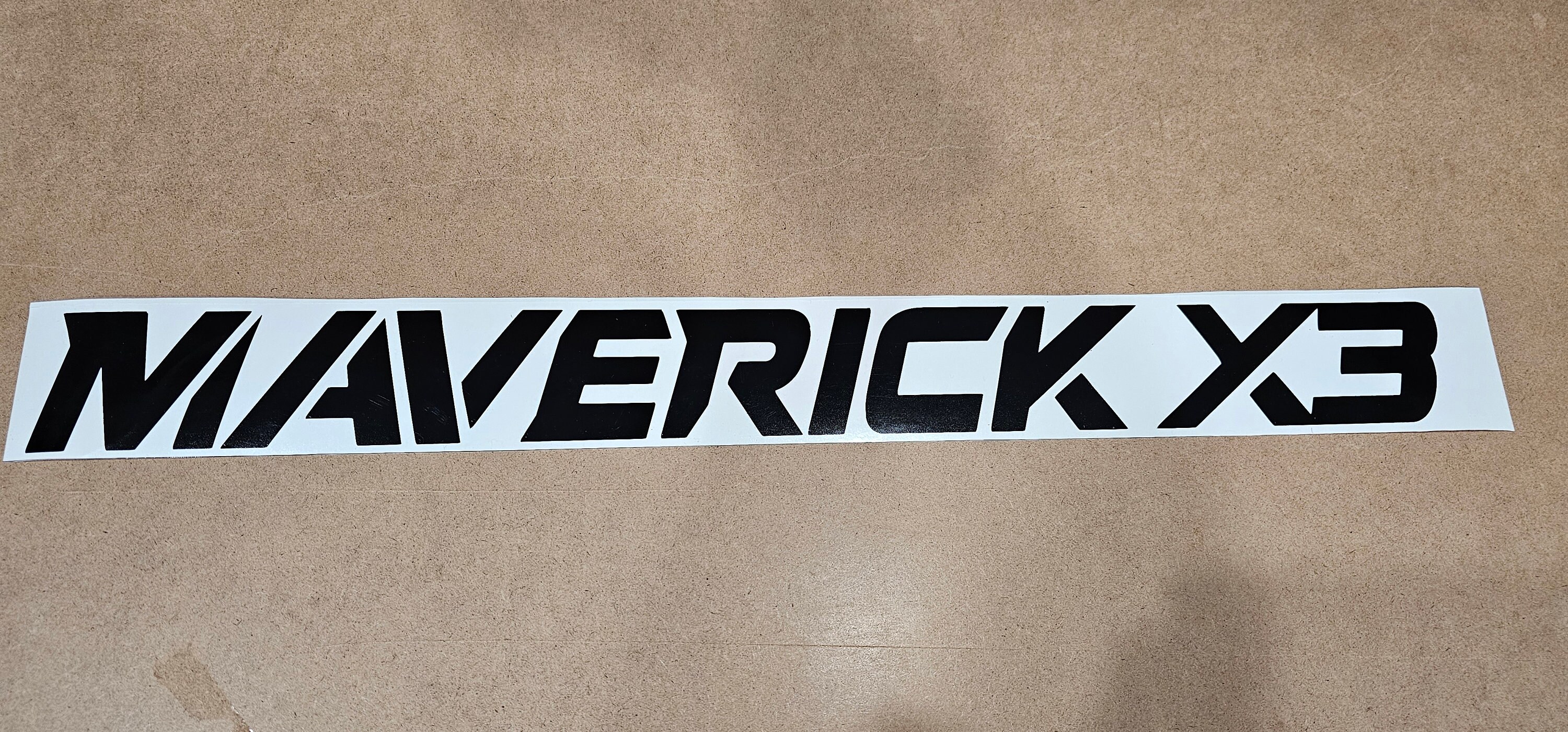 Can Am Maverick X3 Door Decal, Sticker. Set of 3 Decals per Door or ...