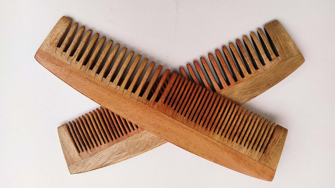 Wooden Neem Comb - Etsy