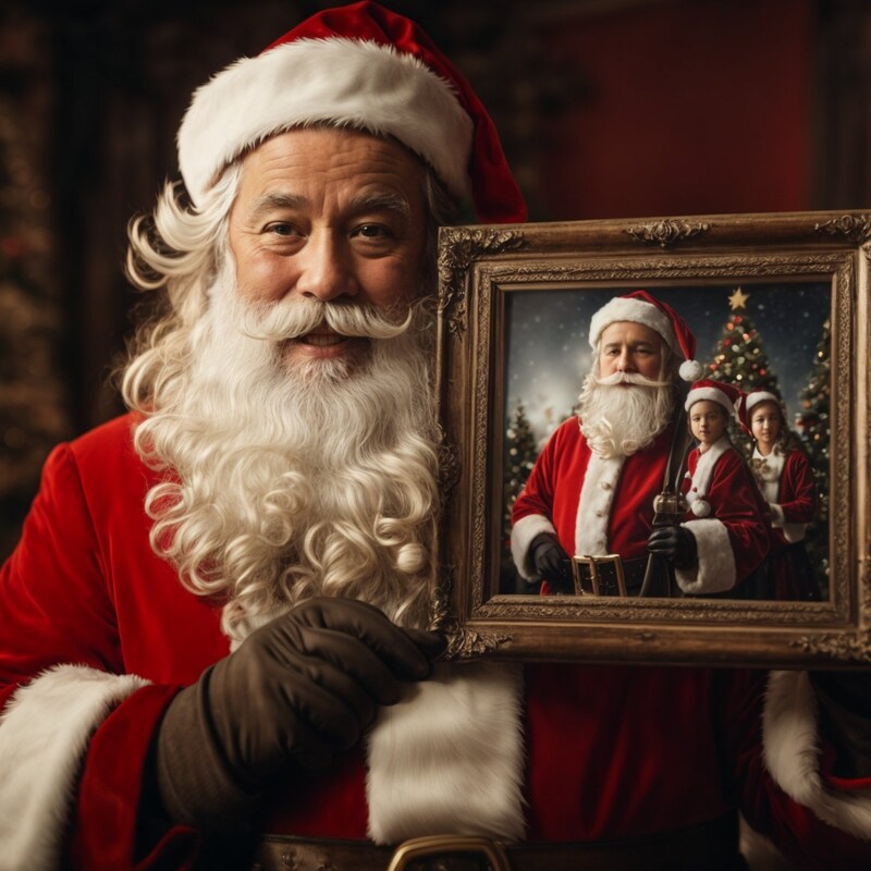 Santa Overlays - Etsy