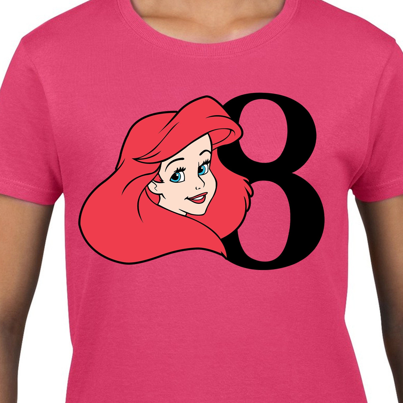 Ariel 8th Birthday Cut Files | Cricut | Silhouette Cameo | Svg Cut ...