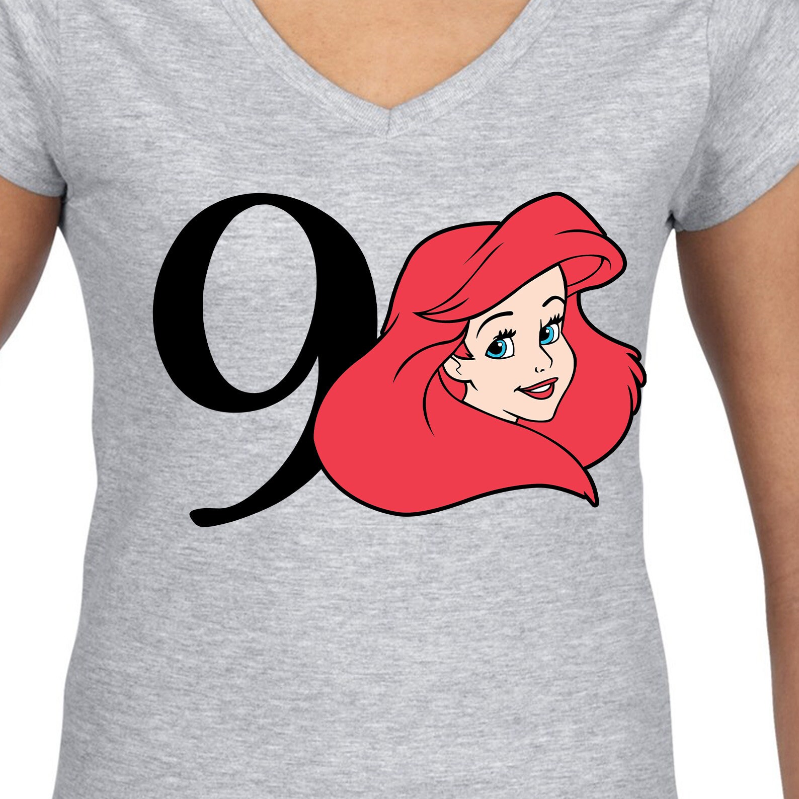 Ariel 9th Birthday Cut Files | Cricut | Silhouette Cameo | Svg Cut ...