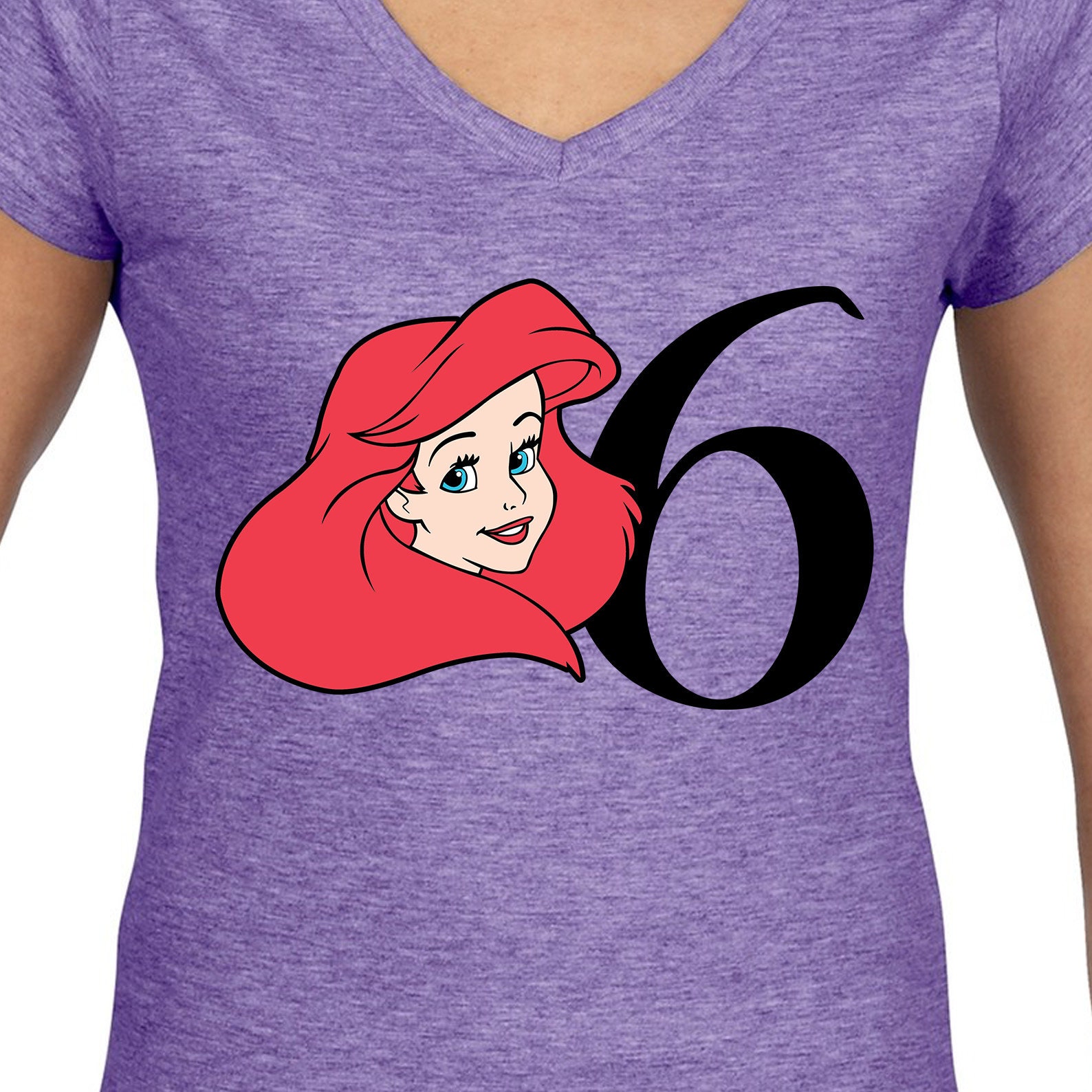 Ariel 6th Birthday Cut Files | Cricut | Silhouette Cameo | Svg Cut ...