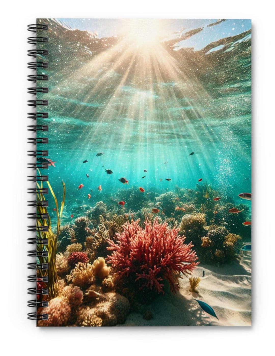 Nautical Journal, Marine Life, Sea Life Spiral Notebook for Marine ...