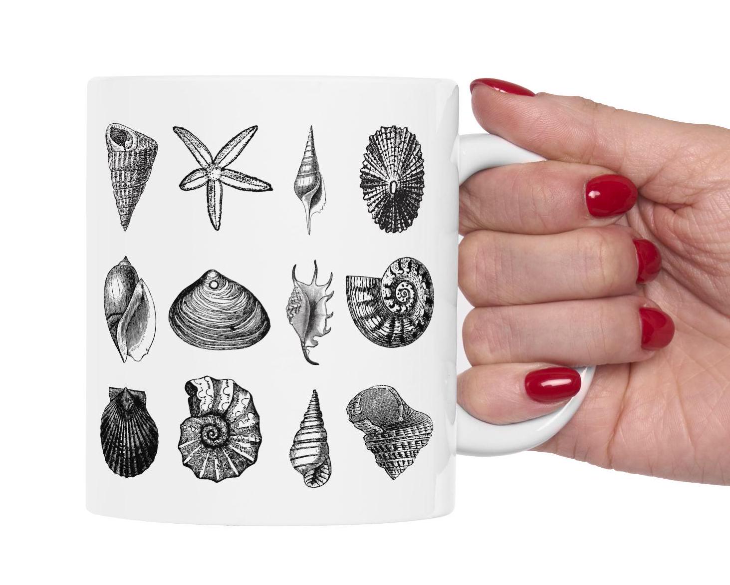 Nautical Mug, Marine Life, Sea Life Coffee Mug for Marine Biologists ...