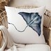 Watercolor Stingray, Spun Polyester Square Pillow, Home and Living ...