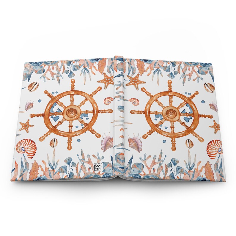 Ocean Watercolor Notebook: Aesthetic Summer Journal for Marine ...