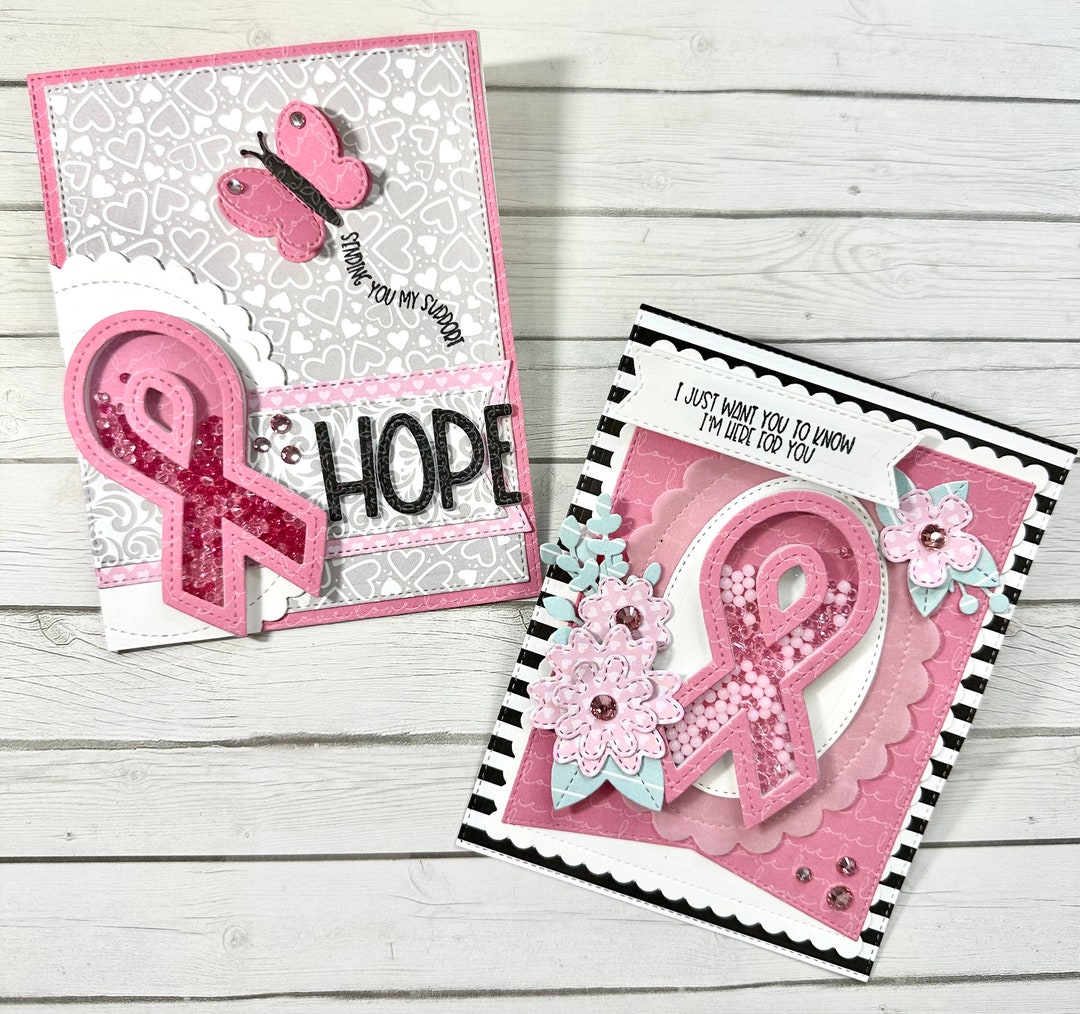 2 Awarness Ribbon Support Cards - Etsy