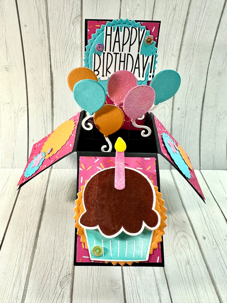 Happy Birthday Pop up Card Kit - Etsy