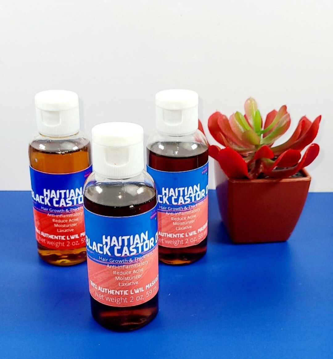 Huile de ricin noire haïtienne Lwil Maskriti Lwil Maskreti Huile de ...