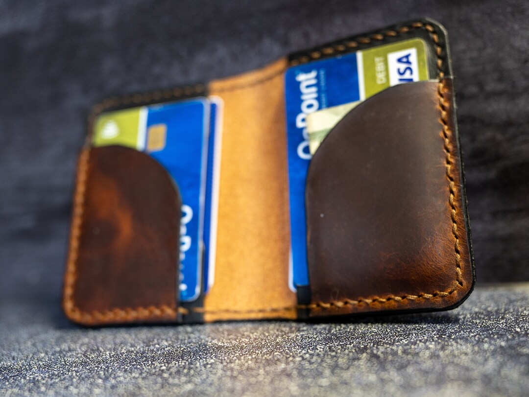 Quality Handmade Leather Bifold Wallet Full Grain Leather - Etsy