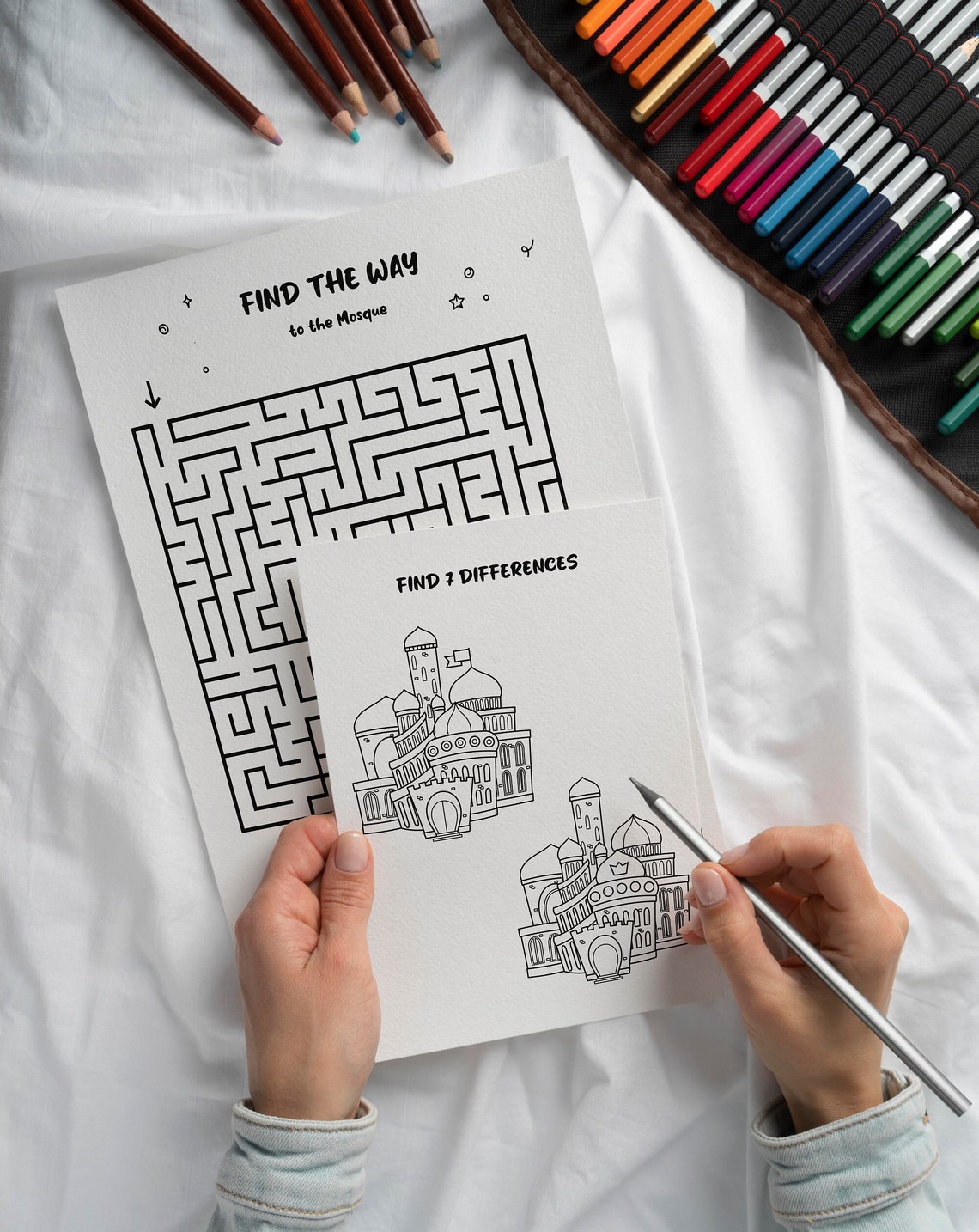 Islamic Children's Activity Printable Sheets, Muslim Kids Activity ...