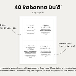 40 Rabbana Duas - From the Holy Quran - Islamic Dua Flash Cards ...