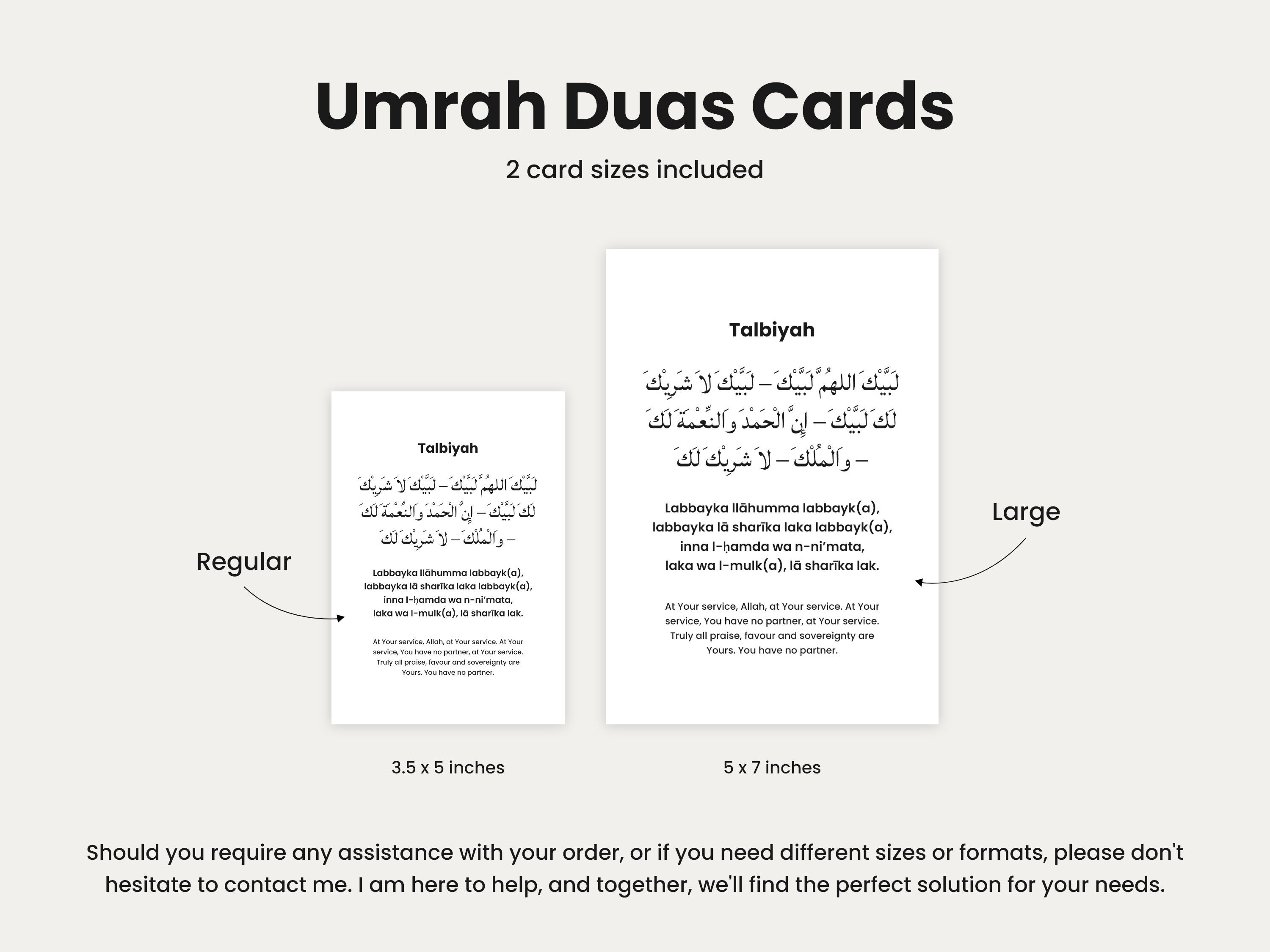 Printable Umrah Dua Cards - Arabic, Transliteration, English Translation, Digital Printable Duas ...