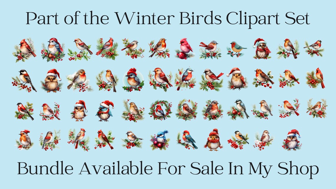 Christmas Owl Clipart, Christmas Clip Art and Image File, Cute Animal ...