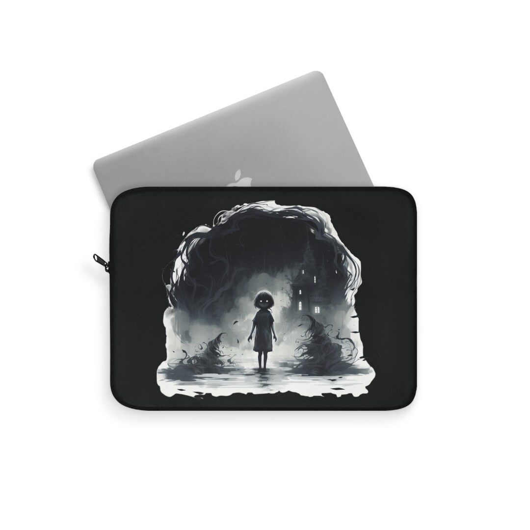Ghostly Laptop Sleeve With Spooky Background, Multiple Sizes, 12, 13 ...