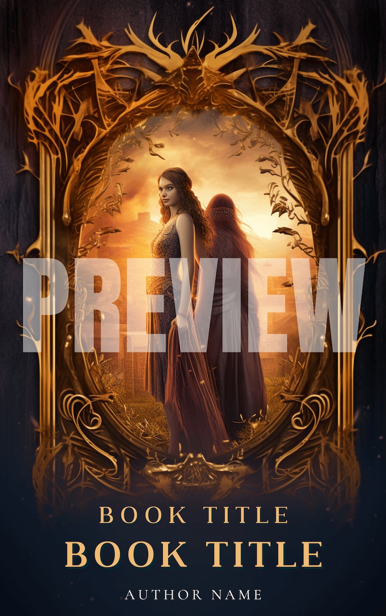 Premade Book Cover Design, YA Fantasy Ebook Cover, Readymade Digital ...