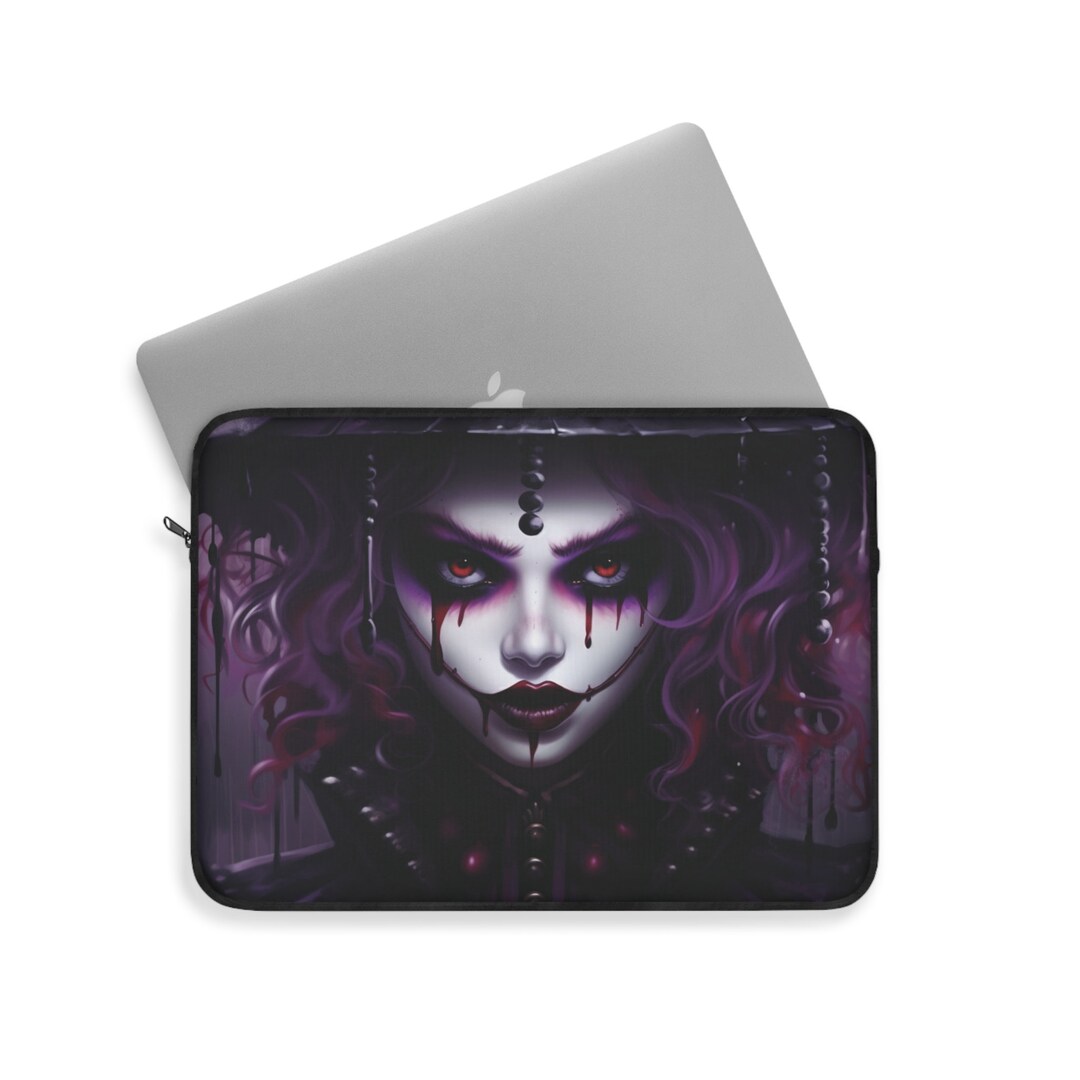 Cursed Carnival: Goth Laptop Sleeve, Pastel Goth Circus Laptop Case ...
