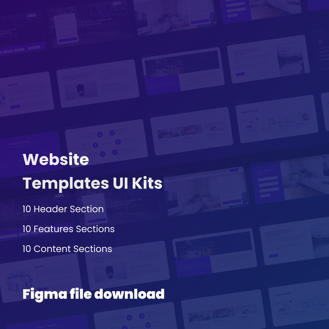 Marketing Page Design Ui Kit for Designers Wordpress - Etsy