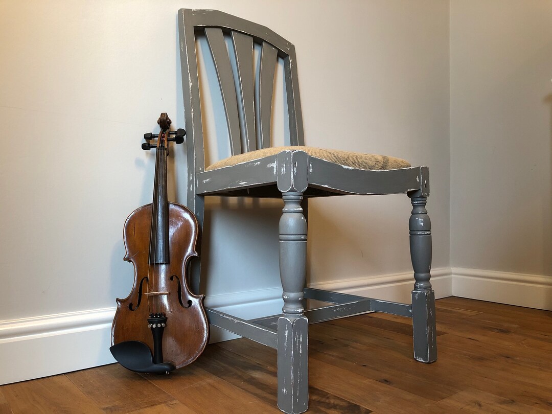 Vintage Grainsack Accent Chair: Rustic French Country Farmhouse - Etsy