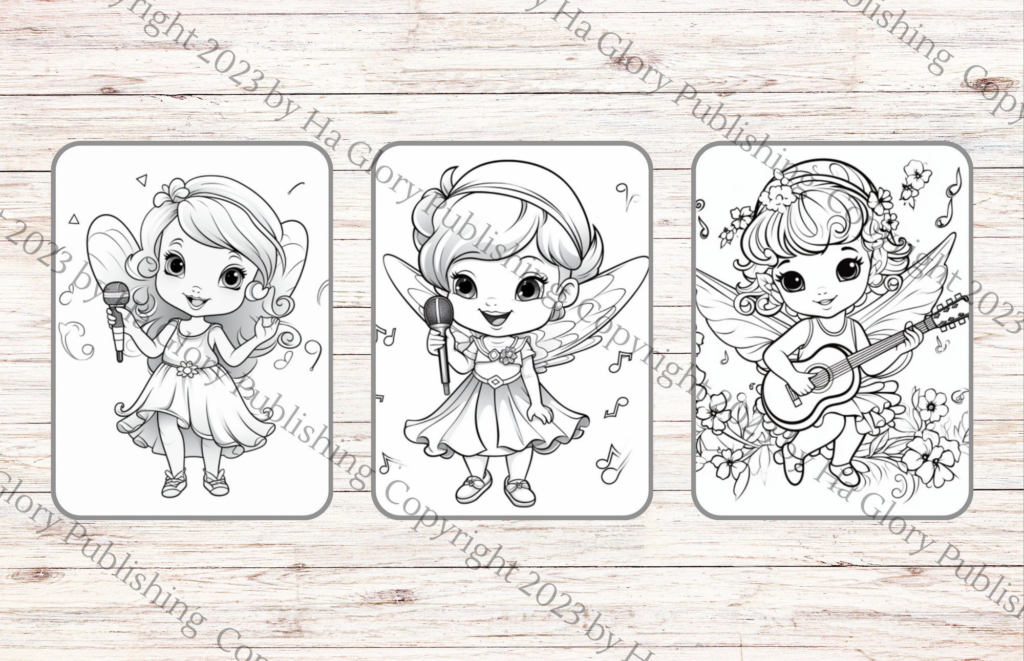 Music Fairies Coloring Pages Printable Fairy Coloring Sheets Fairy ...