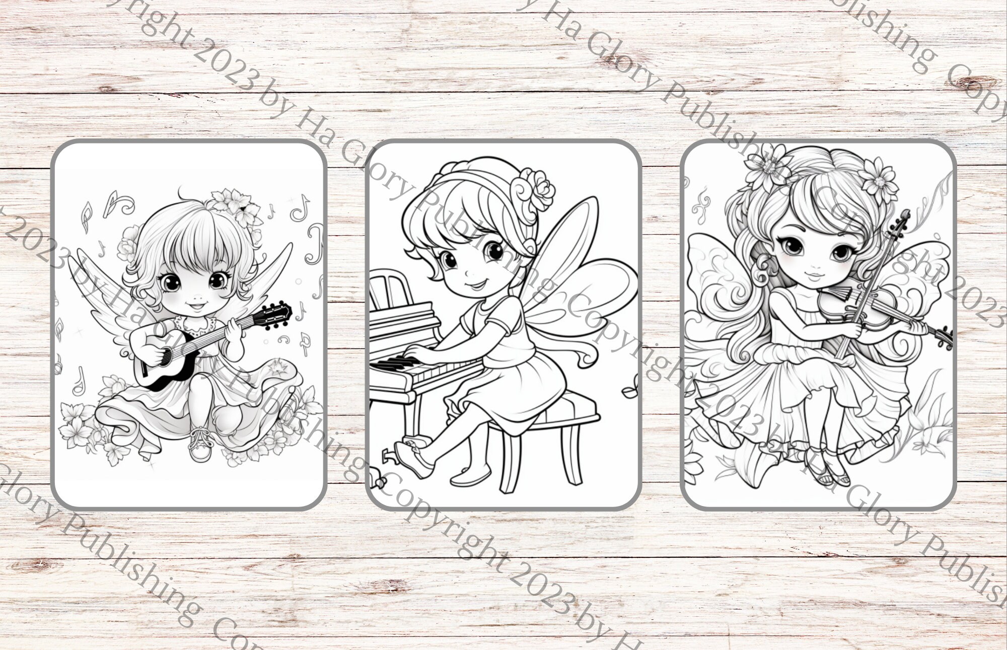 Music Fairies Coloring Pages Printable Fairy Coloring Sheets Fairy ...
