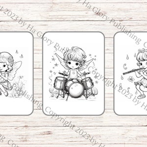 Music Fairies Coloring Pages Printable Fairy Coloring Sheets Fairy ...