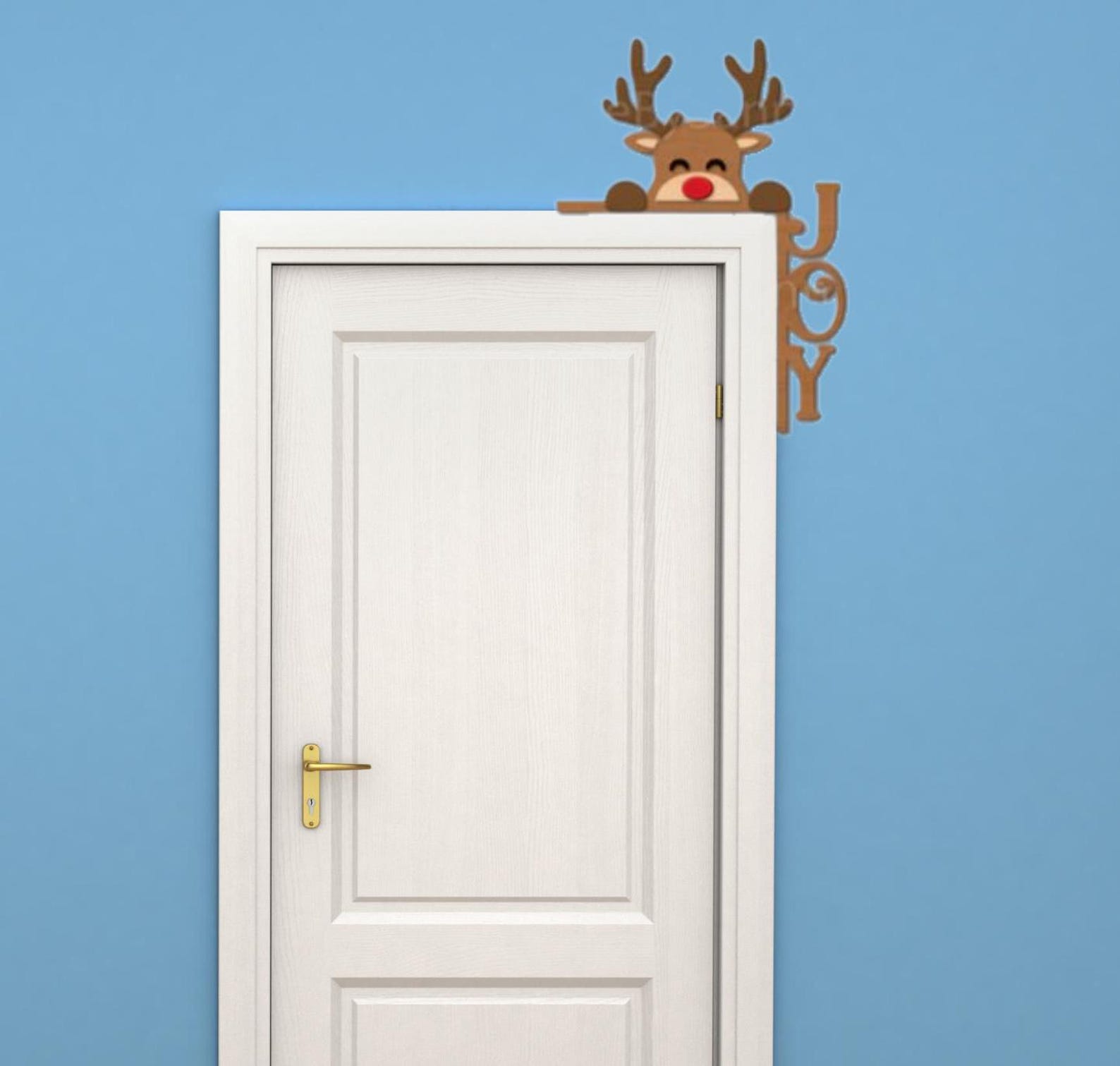 Door Corner Decoration for Christmas, Computer Corner, Picture Frame ...