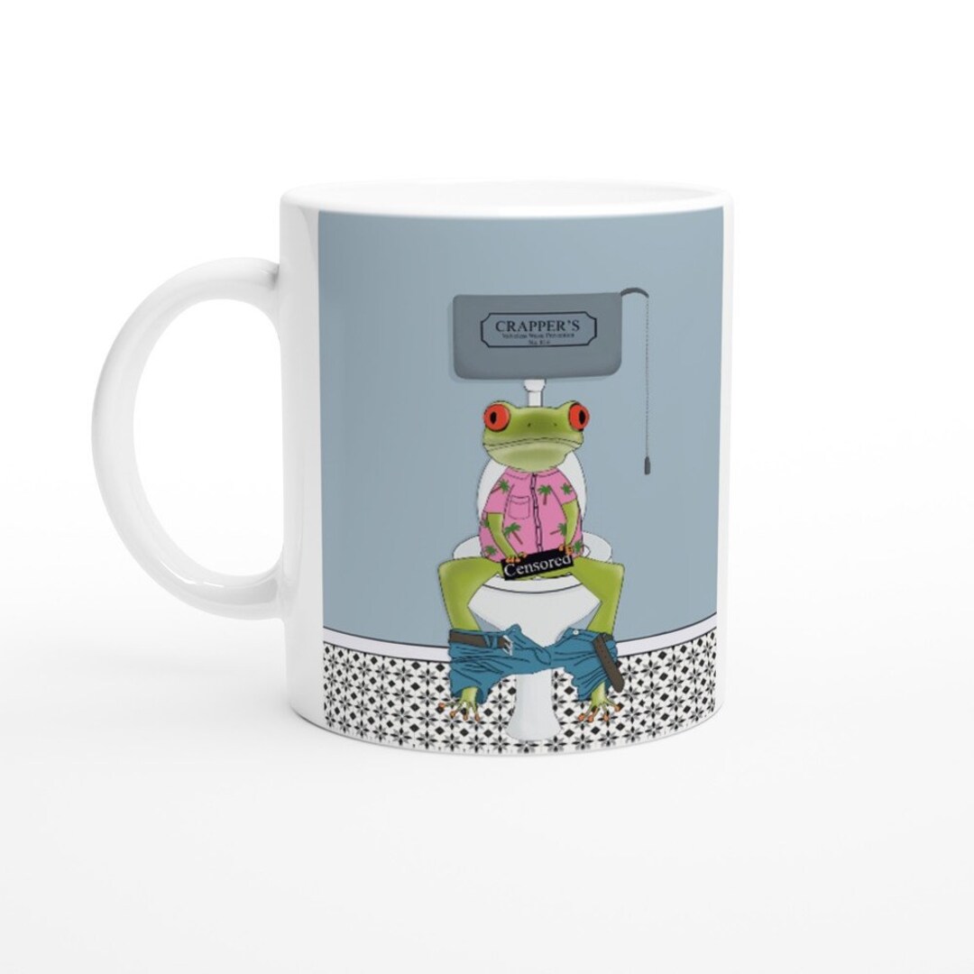 Funny Frog Mug, Funny Mug - Etsy