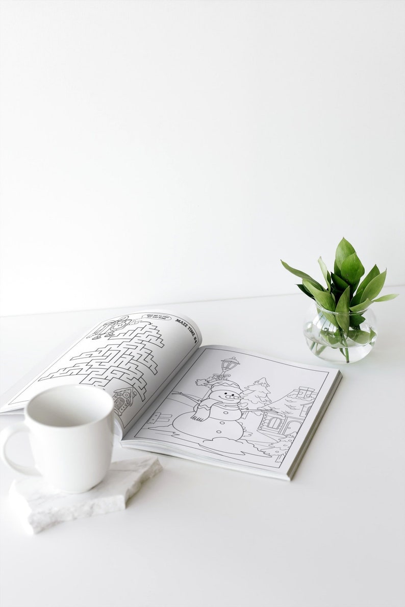 Printable Christmas Coloring Pages, 80 Pages Printable Christmas ...