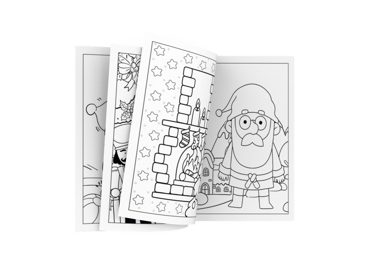 Printable Christmas Coloring Pages, 80 Pages Printable Christmas ...