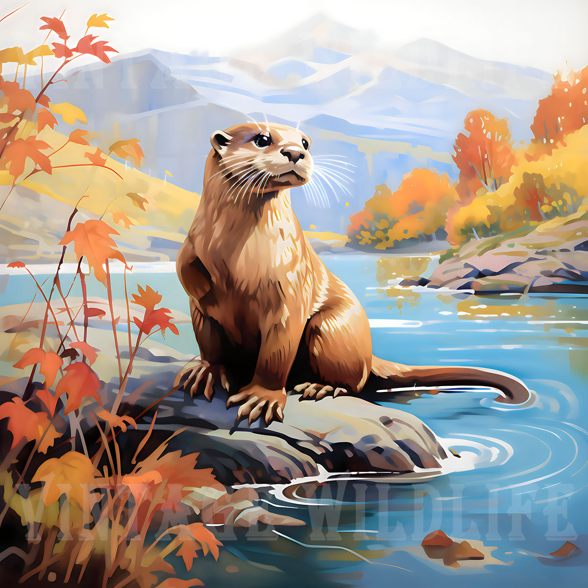 River Otter - SVG and PNG! Sublimation Design for Otter Shirt, Otter ...