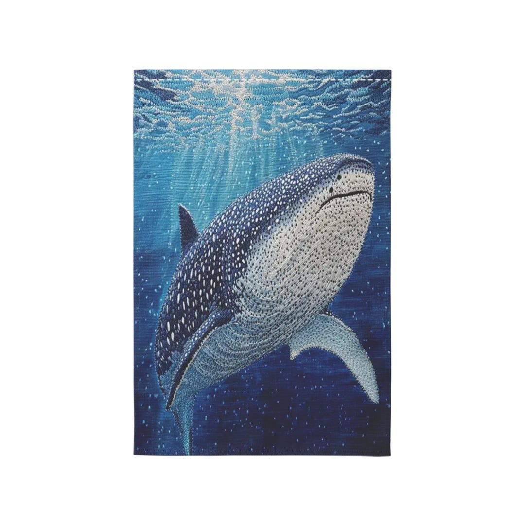 Blue Whale Garden Flag - Etsy
