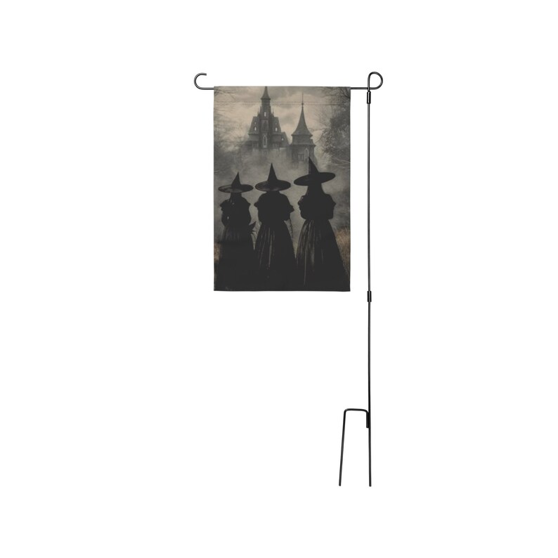 Three Witches Garden Flag - Etsy