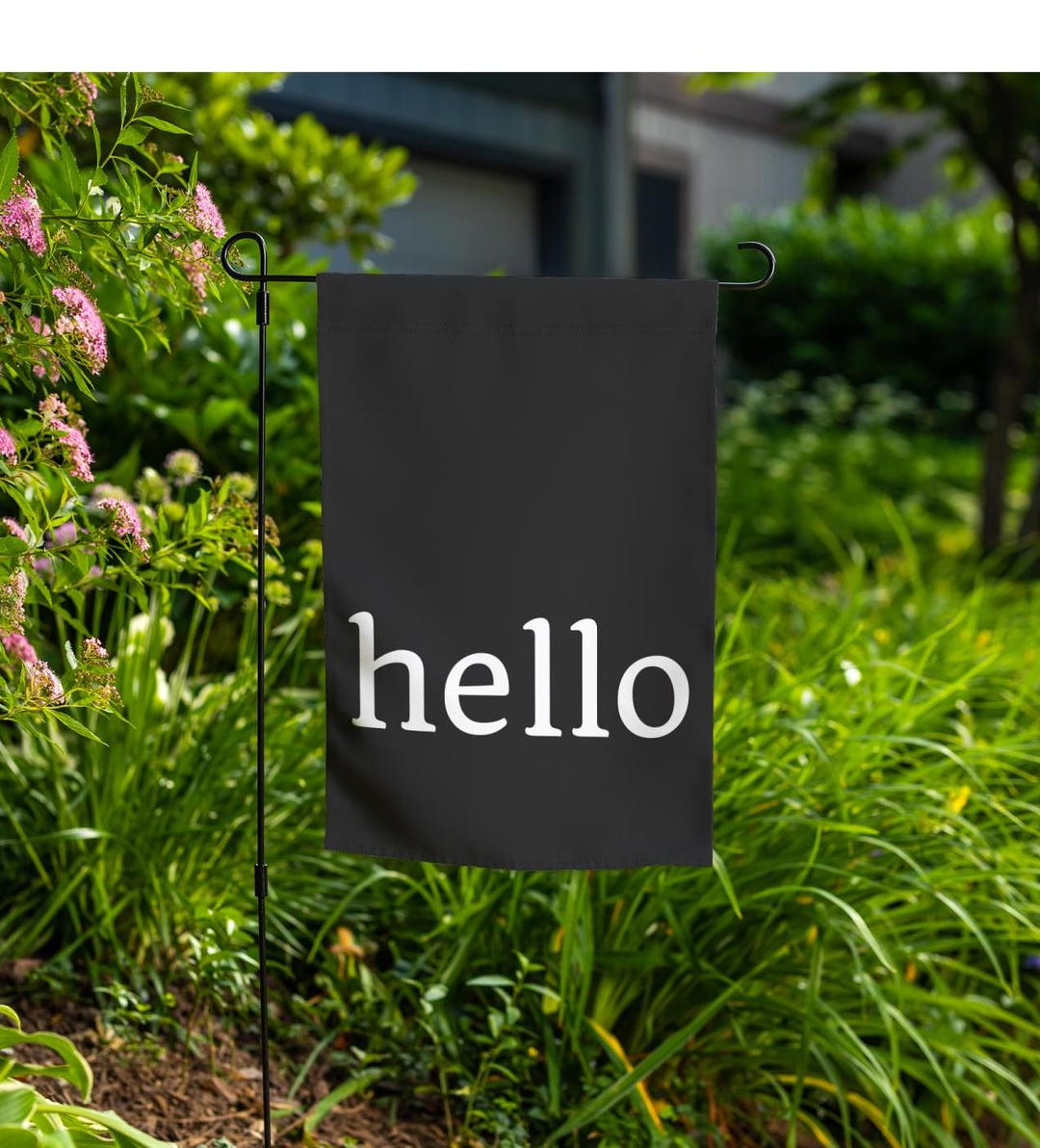 Hello Garden Flag - Etsy