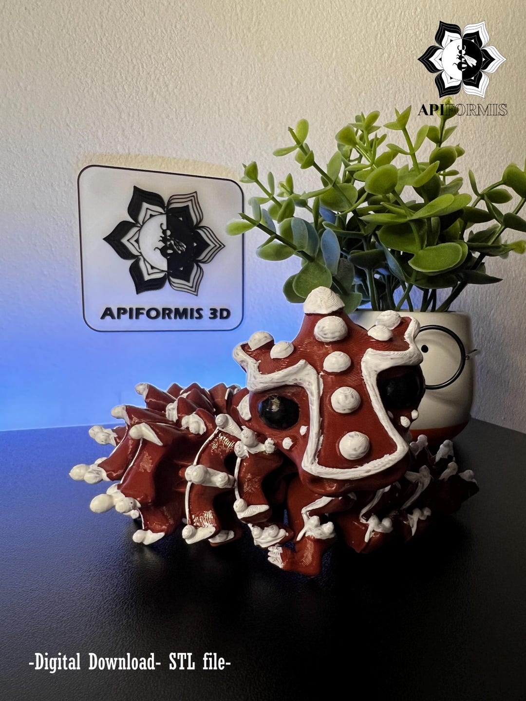 Gingerbread Dragon - Articulated Toy - by Apiformis3d - Etsy