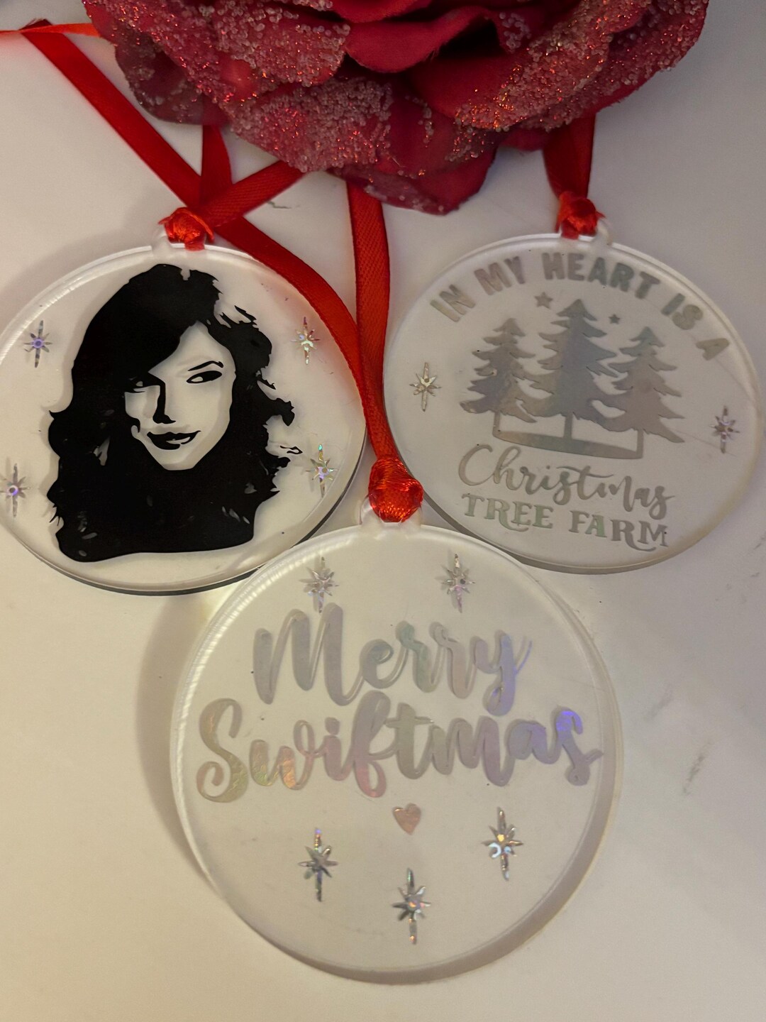 Taylor Swift Inspired Christmas Decorations. 3 Designs, Merry Swiftmas ...